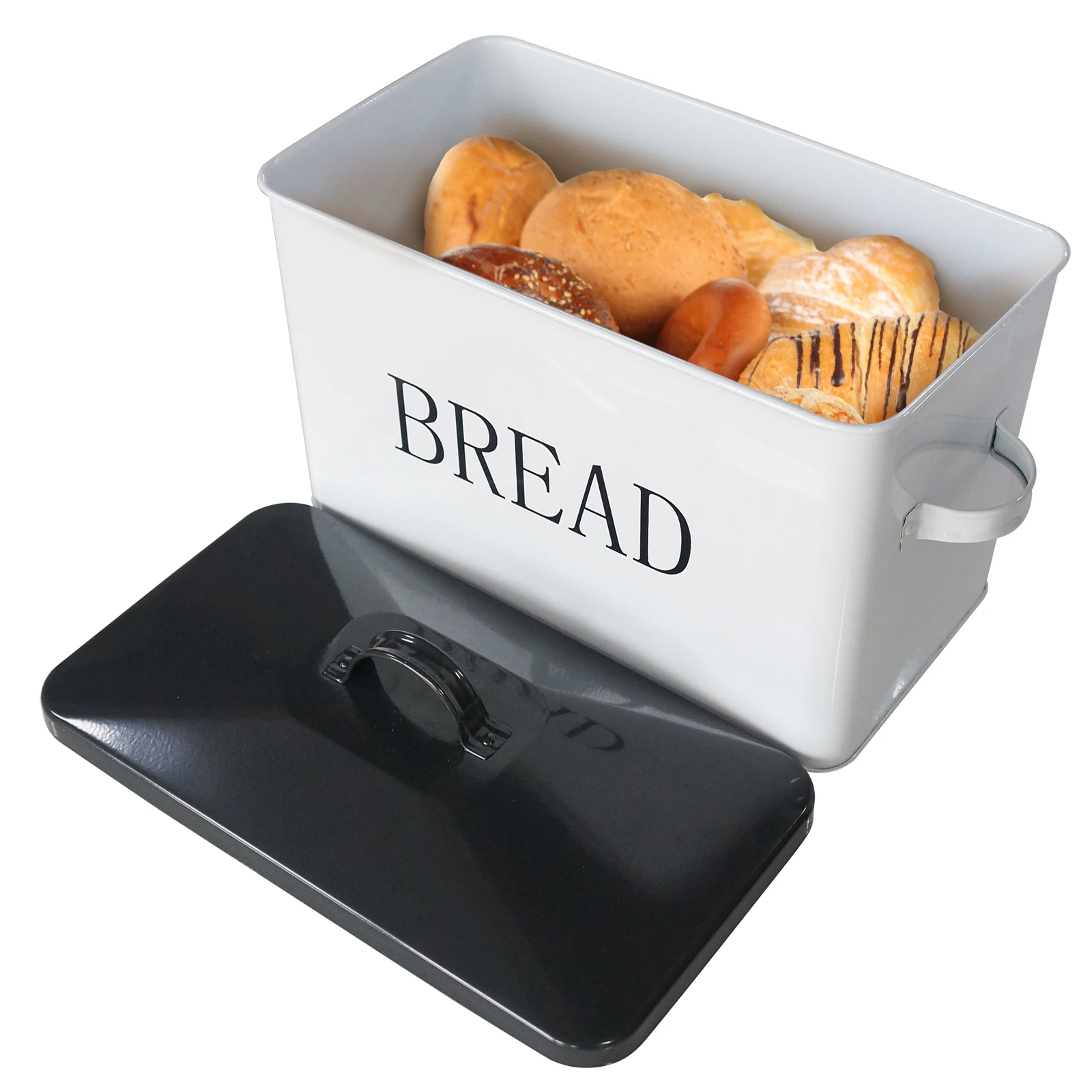 Large-Bread-Box-Metal-Mask-Box-Kitchen-Food-Container-With-Snack ...