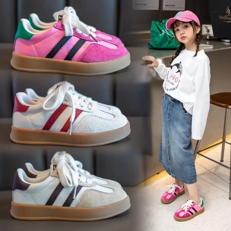 Spring-Girls-Boys-Children-Shoes-Fashion-Kids-Sneakers-Sports-Casual-PU ...