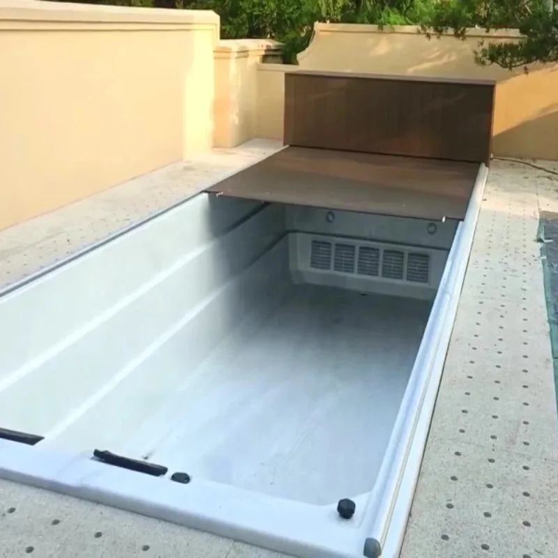 automatic alloy roller shutter cover spa pool thermal insulation cover ...