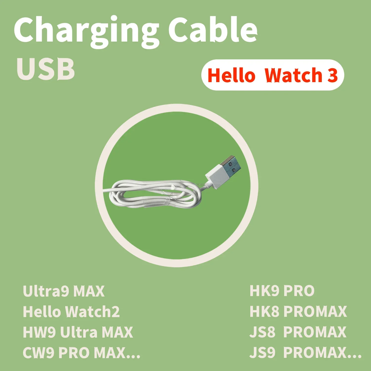 Hello-Watch3-cargador-HK9-Ultra-2-HK9-HK8pro-max-cables-de-carga-JS8 ...