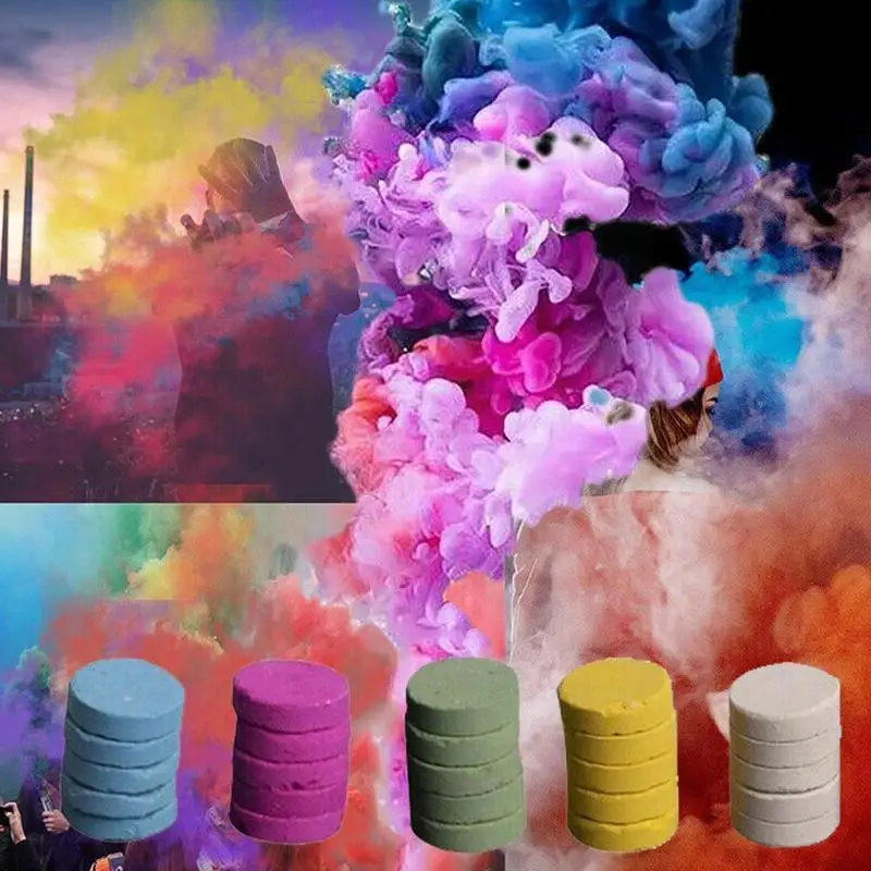 5Pcs-Set-Colourful-Smoke-Cake-Props-Combustion-Smog-Effect-Photography ...