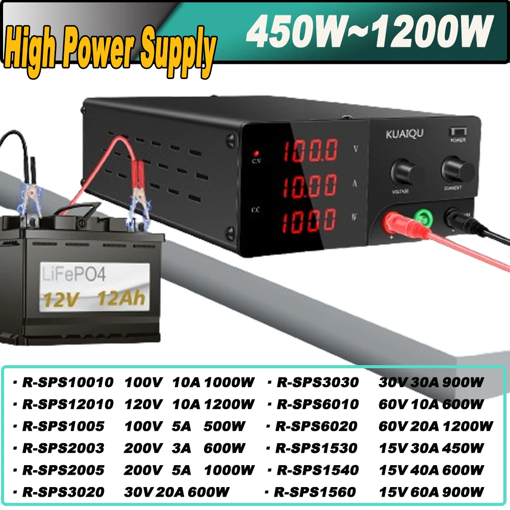 High-Power-450W-1200W-DC-Switching-Power-Supply-100V-10A-Regulator ...