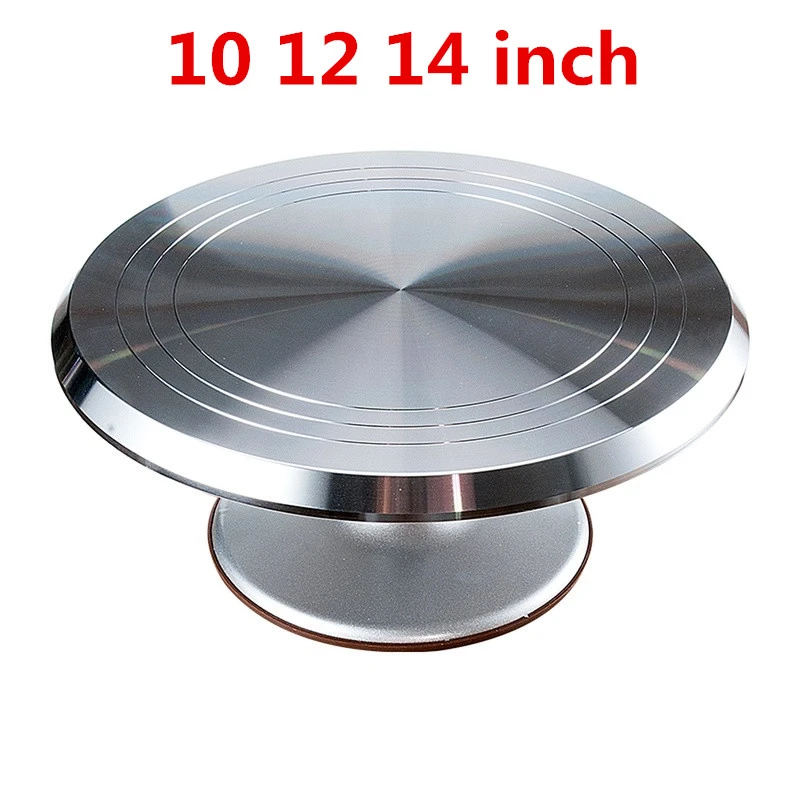 cake stand Baking tool 10 12 14 inch mounted cream cake table Turntable ...
