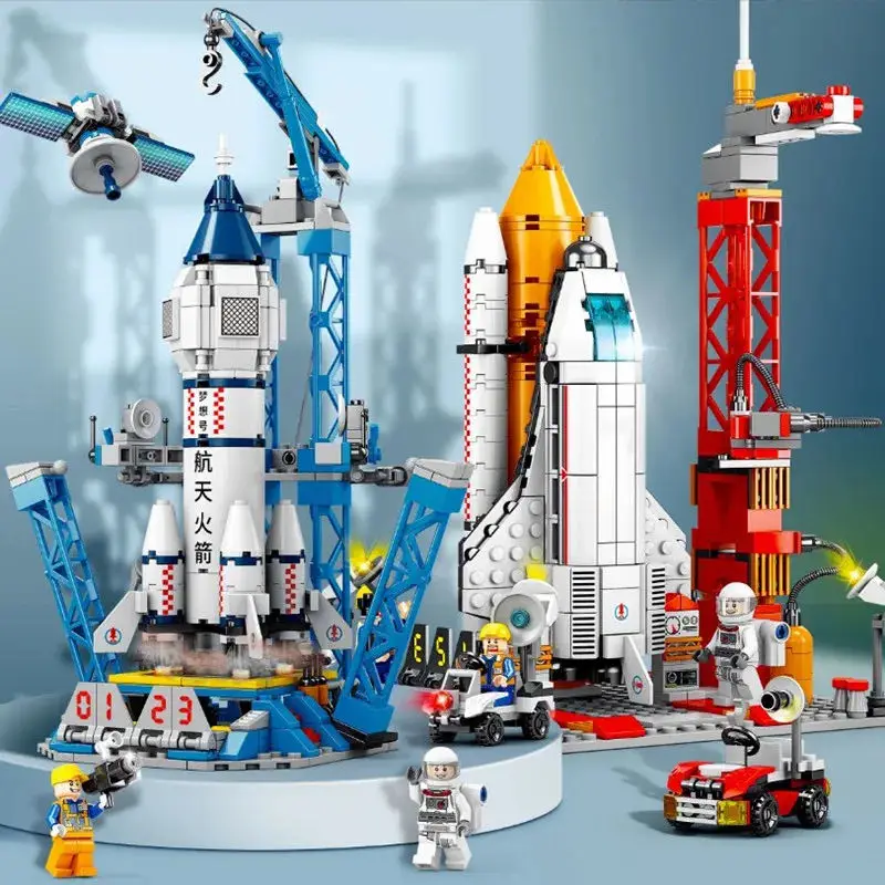 JIAMITOY Space Aerospace Space rocket model Building Block Ideas ...