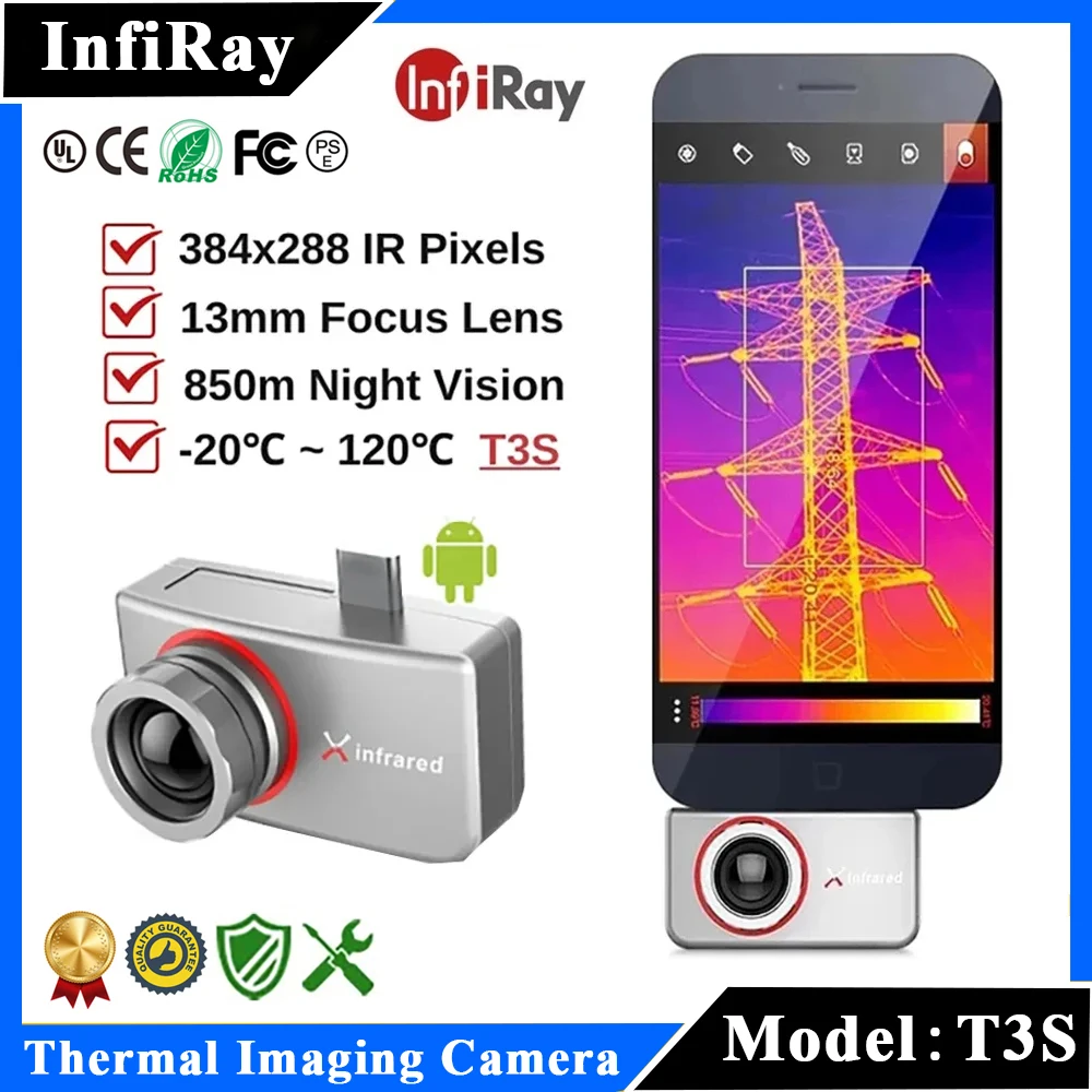 InfiRay-T3S-Infrared-Thermal-Camera-Mini-Thermal-Scope-for-Android ...
