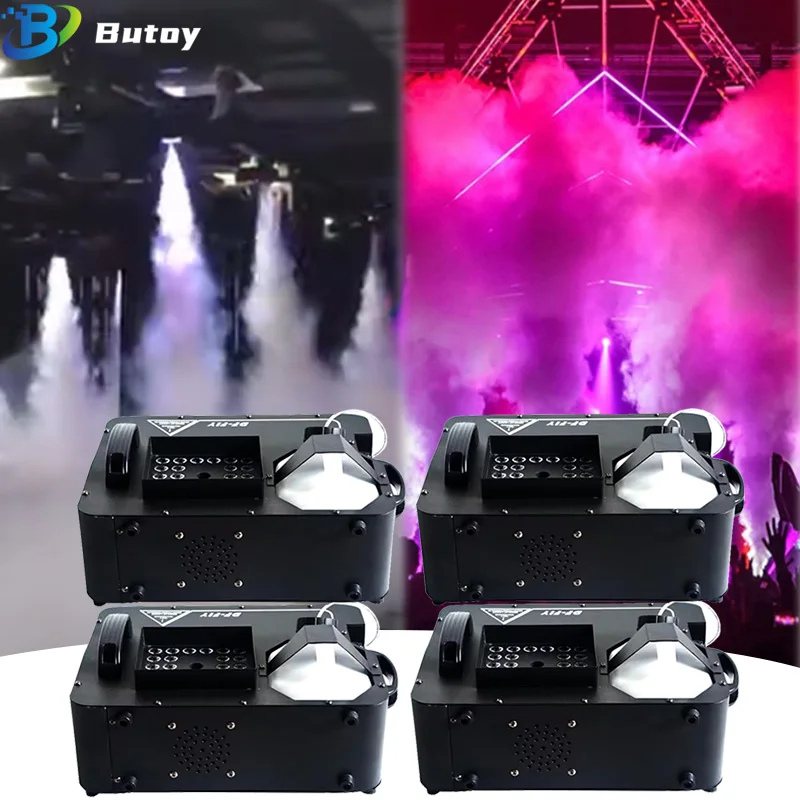 Wedding Small Fog Machine Stage 3000W Hazer Fog Machine Disco Color Fog ...