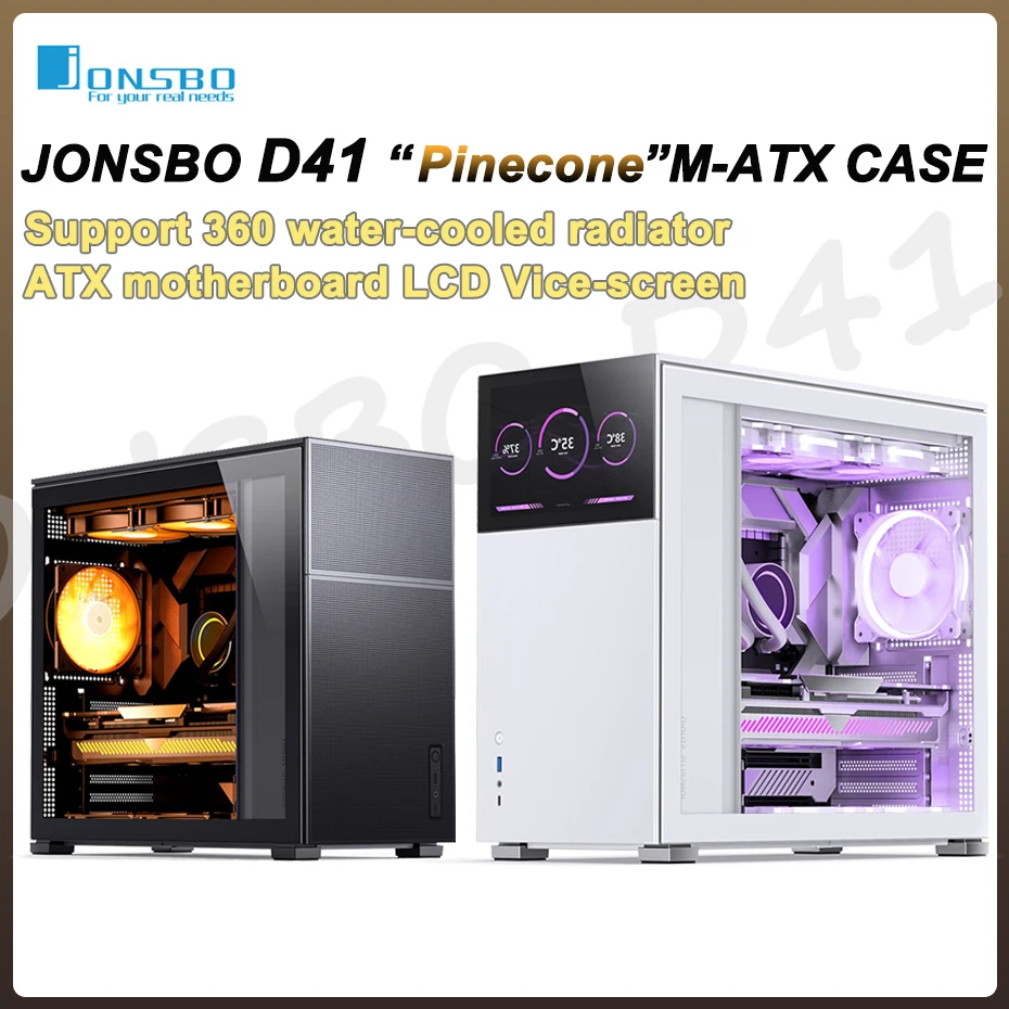 JONSBO-Pinecone-D41-Computer-Case-ATX-Mainboard-Mesh-Side-Transparent ...