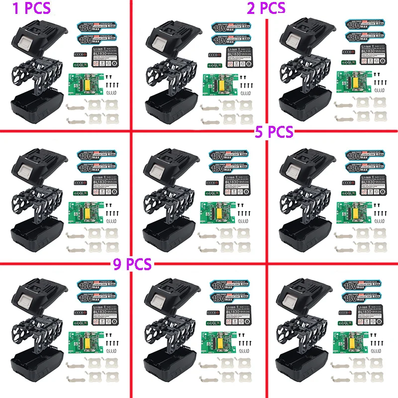 Bo-tier-de-batterie-BL1830-10X21700-Eddie-ion-bo-tier-de-protection-de ...