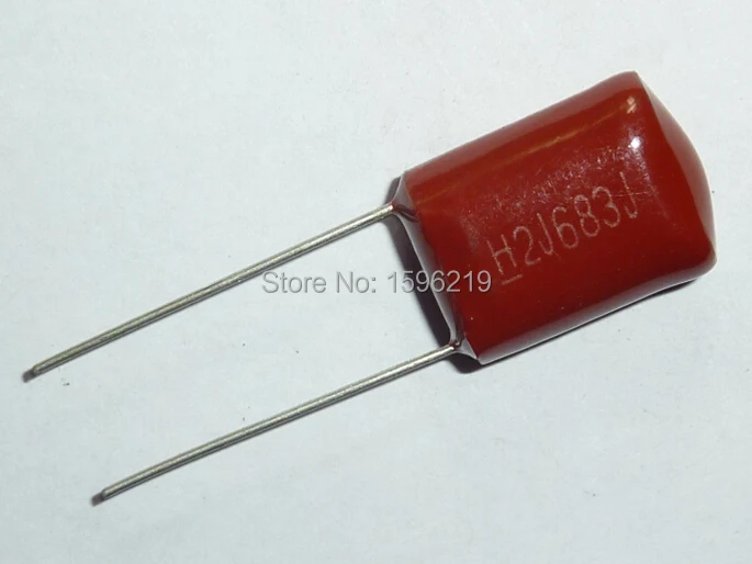 50pcs Mylar Film Capacitor 630V 2J683J 0.068uF 68nF 2J683 5% Polyester ...