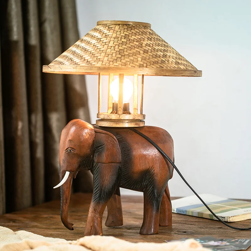 African Elephant Lamp