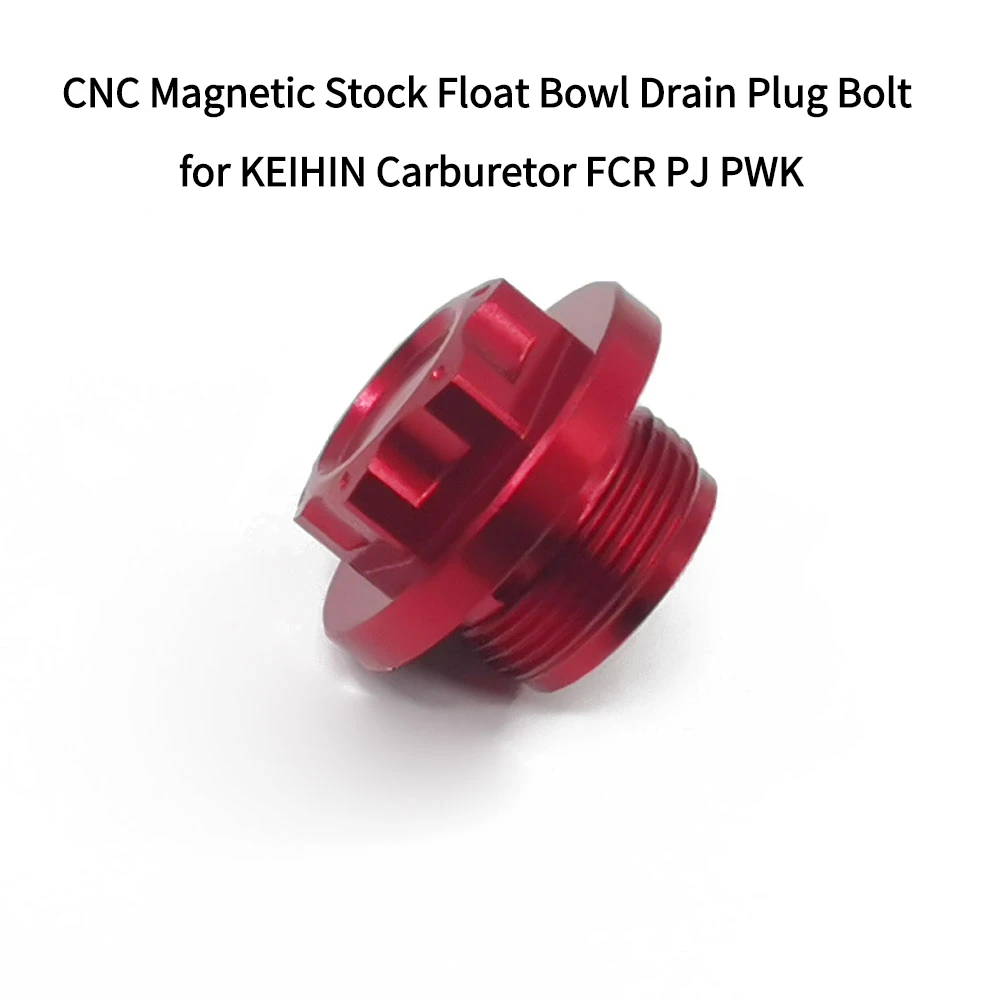 CNC-Magnetic-Stock-Float-Bowl-Drain-Plug-Bolt-for-KEIHIN-Carburetor-FCR ...