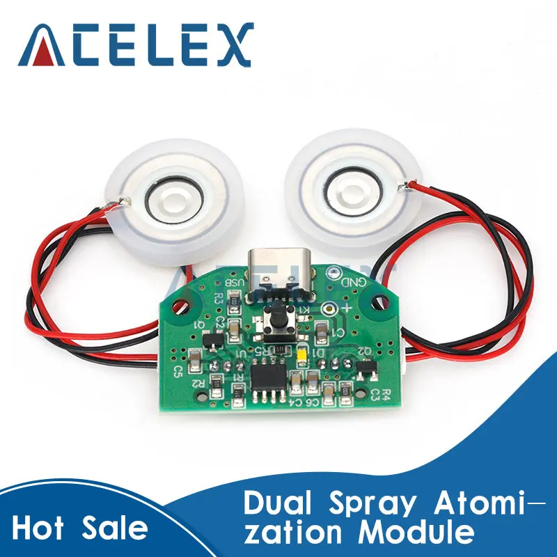 Dual-spray-atomization-module-USB-humidifier-driving-circuit-board ...