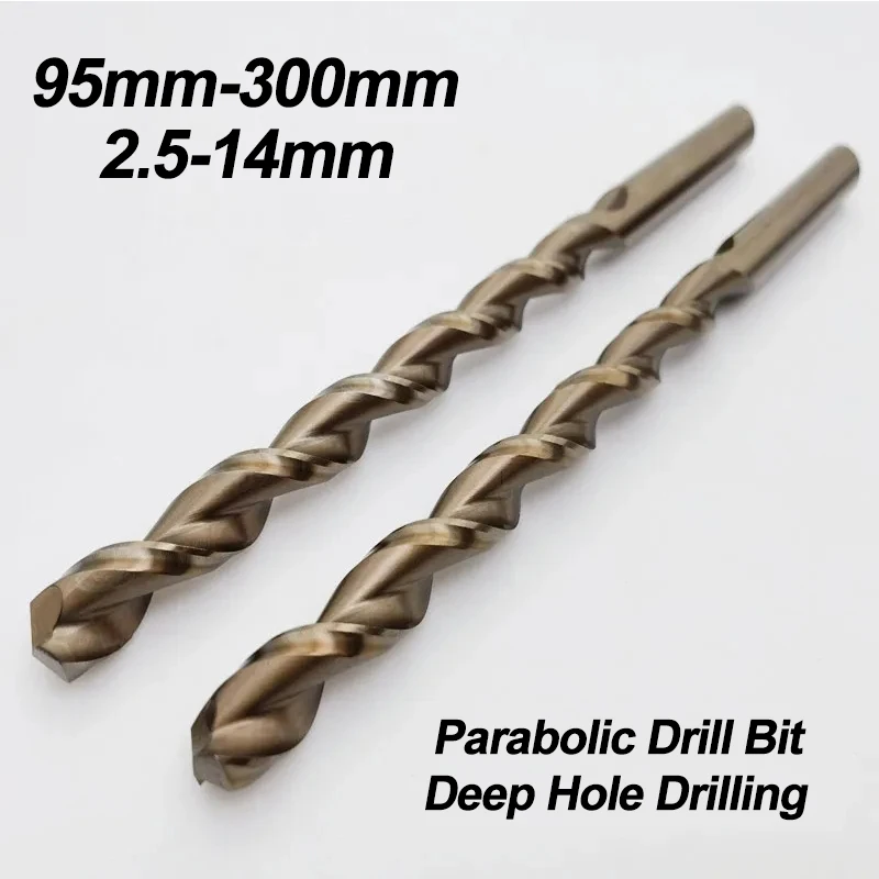 1Pc-95mm-300mm-Long-Cobalt-Drill-Bit-M35-HSS-Co-Straight-Shank ...