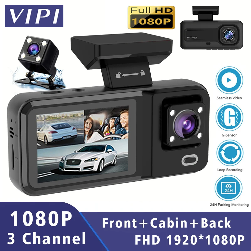 3-Channel-HD1080P-Car-Dvr-Mini-Dash-Cam-Interior-Vehicle-Three-Way ...