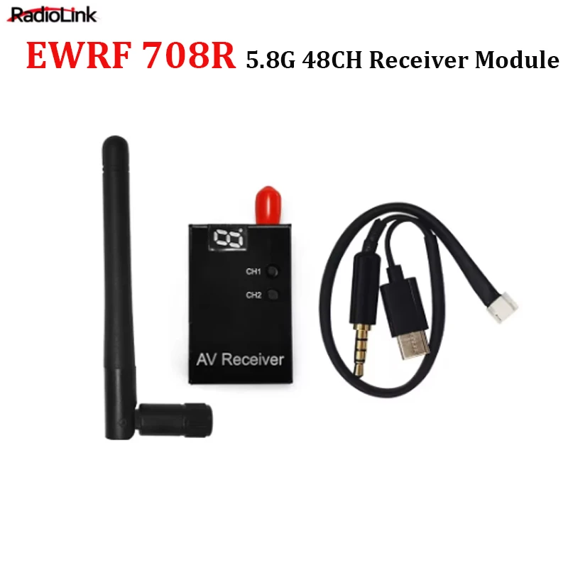 Radiolink-EWRF-708R-5-8G-48CH-Wireless-Audio-Video-FPV-Receiver-Module ...