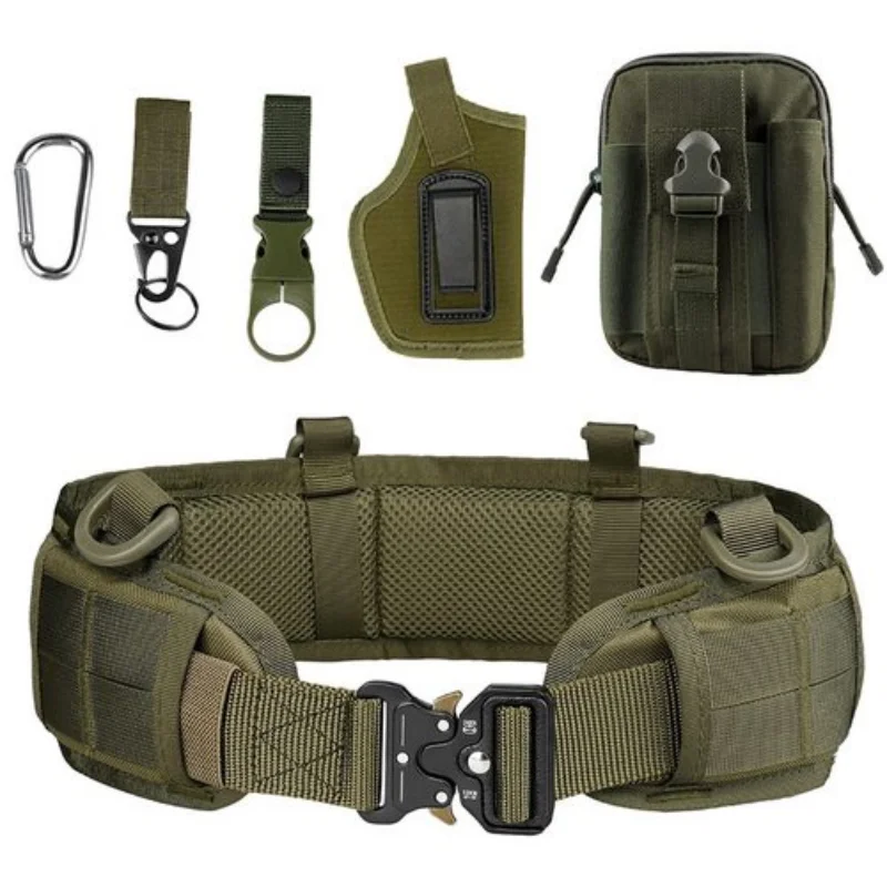 Militar-Tactical-Ajust-vel-Belt-Set-Outdoor-Trabalho-Homens-Batalha-Cinto-Ex-rcito-Combate-CS ...