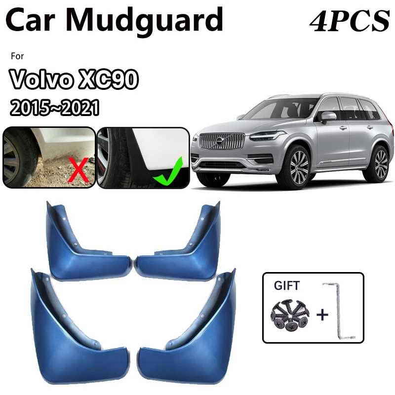 For-Volvo-XC90-Accessories-2015-2021-2020-2019-Car-Mudguards-Baking ...
