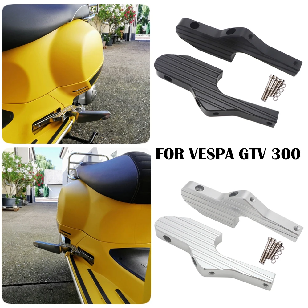 New-Passenger-Foot-Peg-Extensions-Extended-Footpegs-for-Vespa-GT-GTS ...