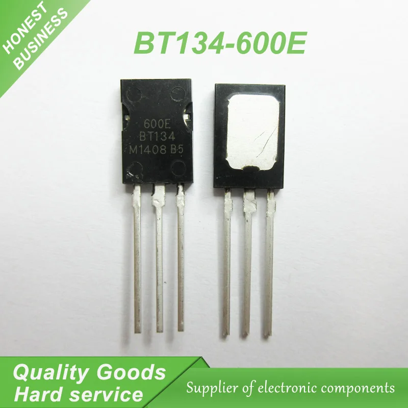 10PCS BT134-600E BT134-600 BT134-600D BT134 4A/600V TO-126 bidirectional controlled thyristor ...