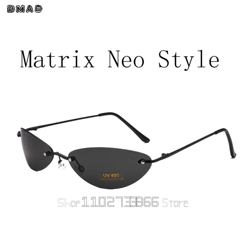 Matrix-Morpheus-Sunglasses-Steampunk-Movie-Eyewear-men-Rimless-Classic ...