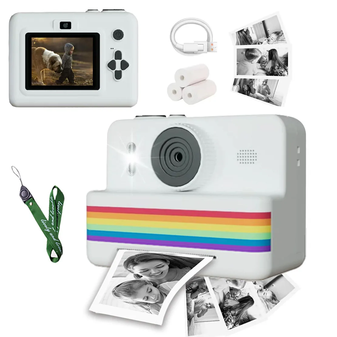 Instant-Print-Camera-For-Photography-Mini-Printer-Portable-Thermal ...