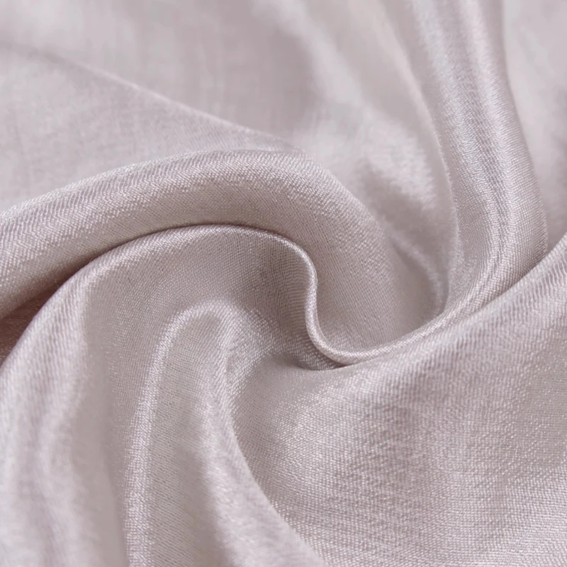 Lustrous Lyocell Linen Blend Fabric Silver Grey Soft Opaque Lightweight ...