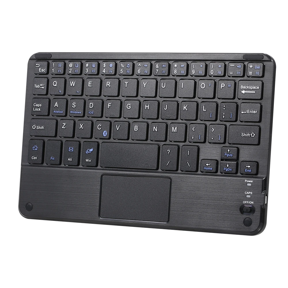 Wireless BT 3.0 Keyboard 59 Keys Ultra-slim Mini BT Keyboard with Touch ...