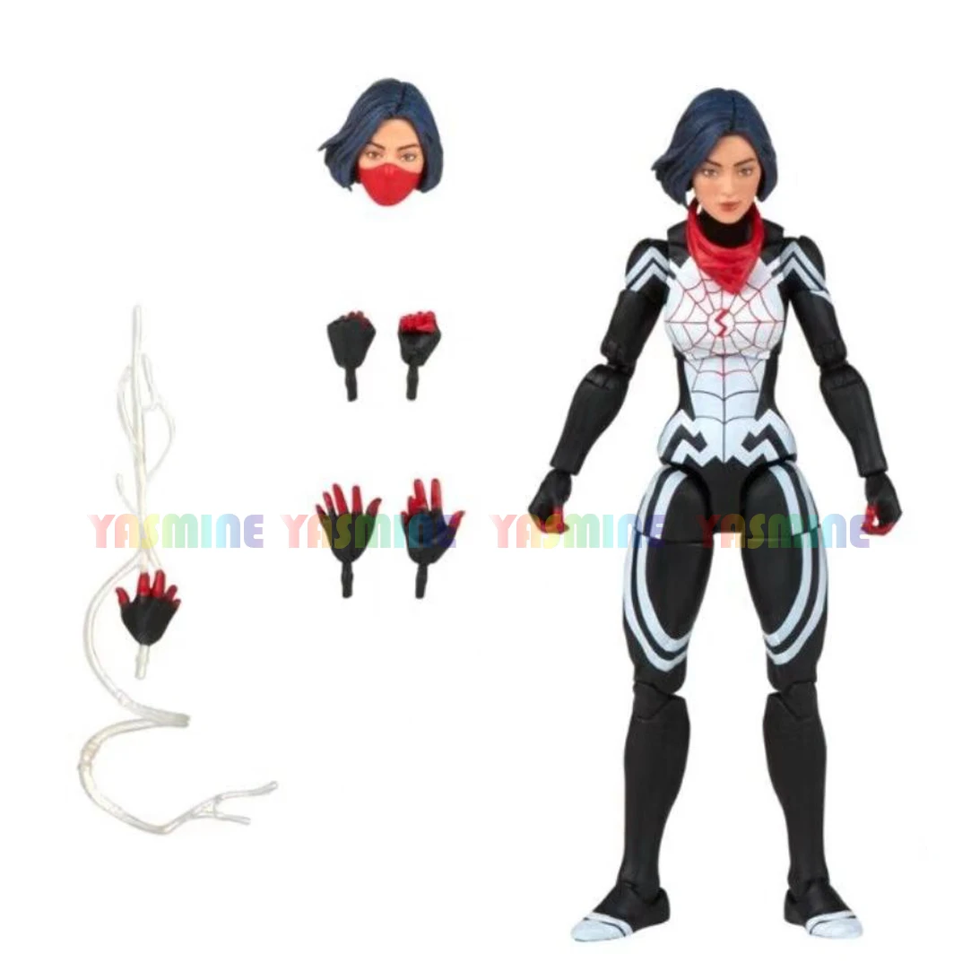 6" Ml Marvel Legends Spider Man Silk Cindy Moon Action Figure Model ...