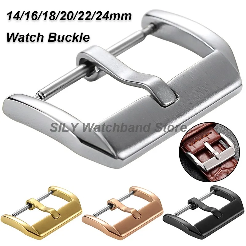 Watch Buckle Stainless Steel Pin Clasp Metal Replacement Watch Buckle ...