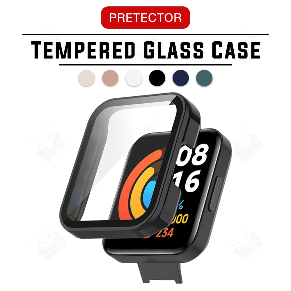 Pc Hard Case + Screen Protector For Xiaomi Watch Lite Redmi Watch 2 ...