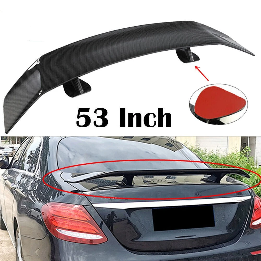 Spoiler Universal para Sedan Carros Traseira Tronco Asa De Carbono ...