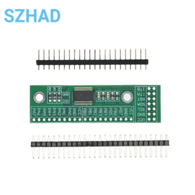 MCP23017-16Bit-I-O-Expansion-Board-Module-Pin-PCB-IIC-I2C-Interface-To ...