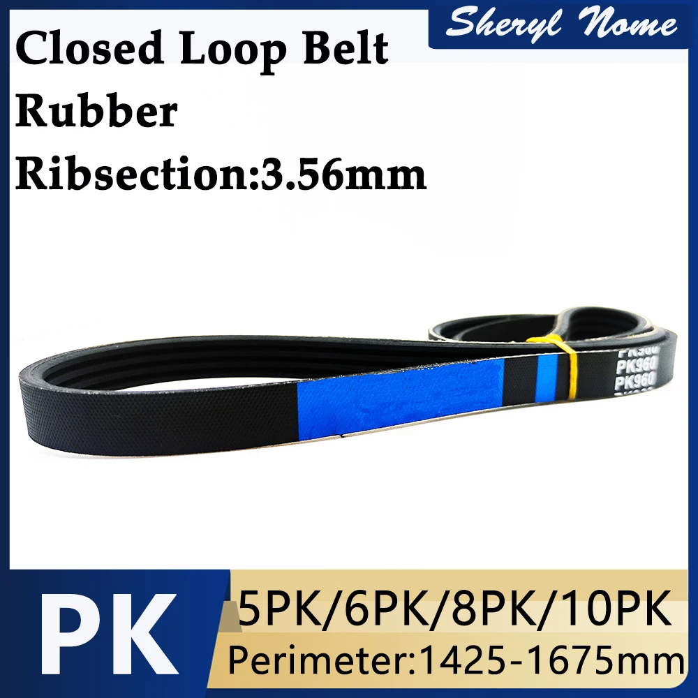 Black-rubber-multi-groove-belt-multi-wedge-belt-motor-conveyor-belt-PK ...