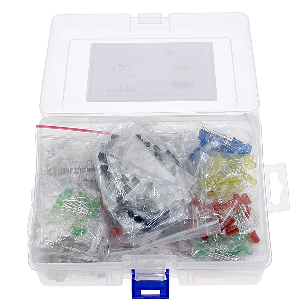 7 Value Diy Components Big Kit 3/5mm Led Diodes And Triodes Ceramics ...