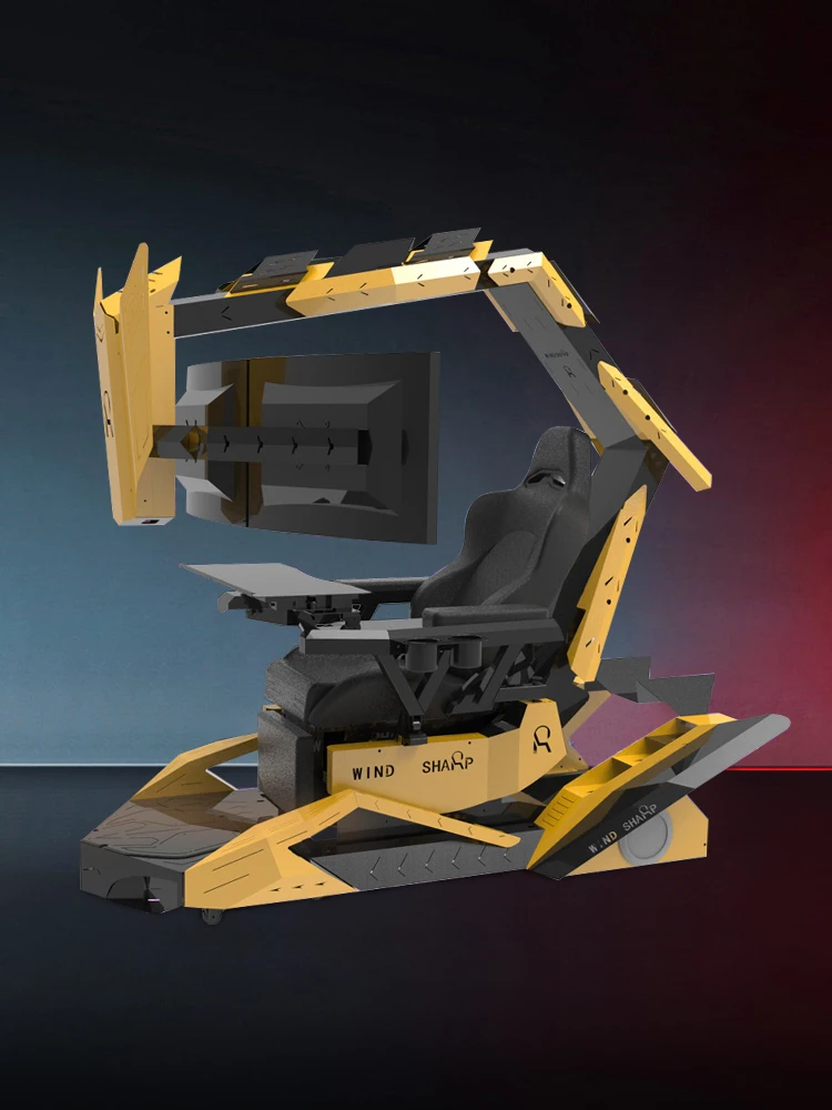 Computer-cockpit-integrated-esports-space-module-zero-gravity-lazy ...