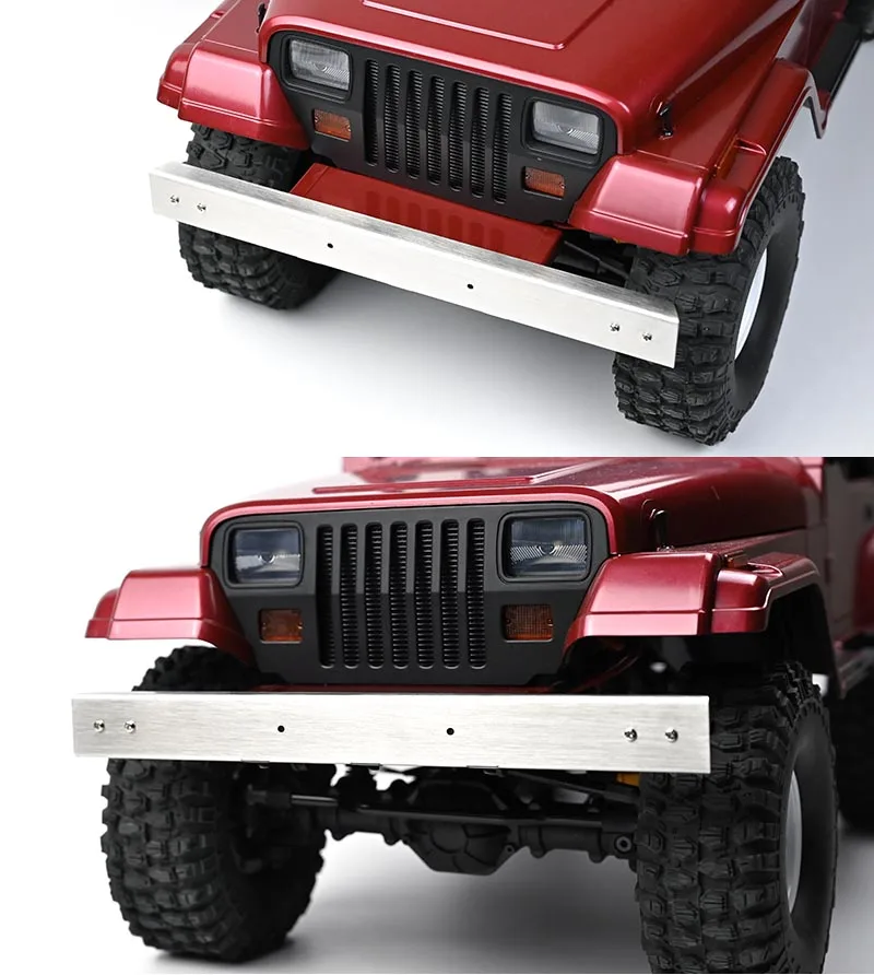 Stainless-Steel-0-7mm-thickness-Front-Bumper-Guard-For-FMS-1-10-FMS ...