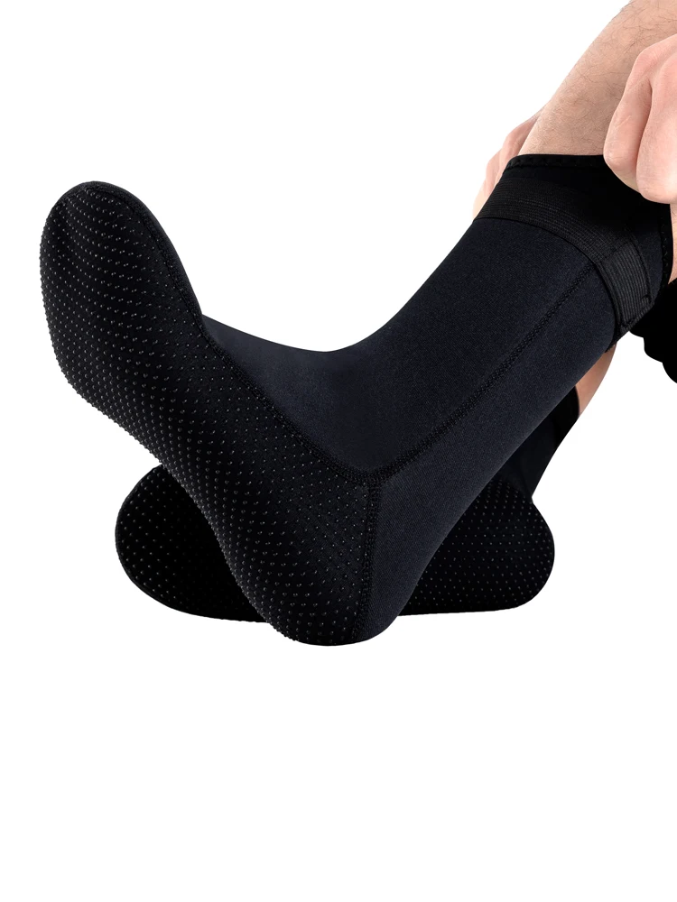 5mm Neoprene Diving Socks Non-slip Adult Warm Patchwork Elasticity ...