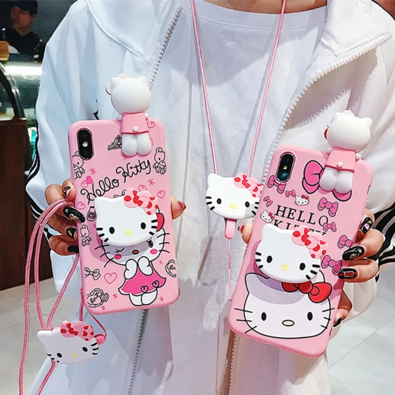3D-Hello-Kitty-Phone-Holder-Cartoon-Case-For-Samsung-Galaxy-A15-A14-A13 ...