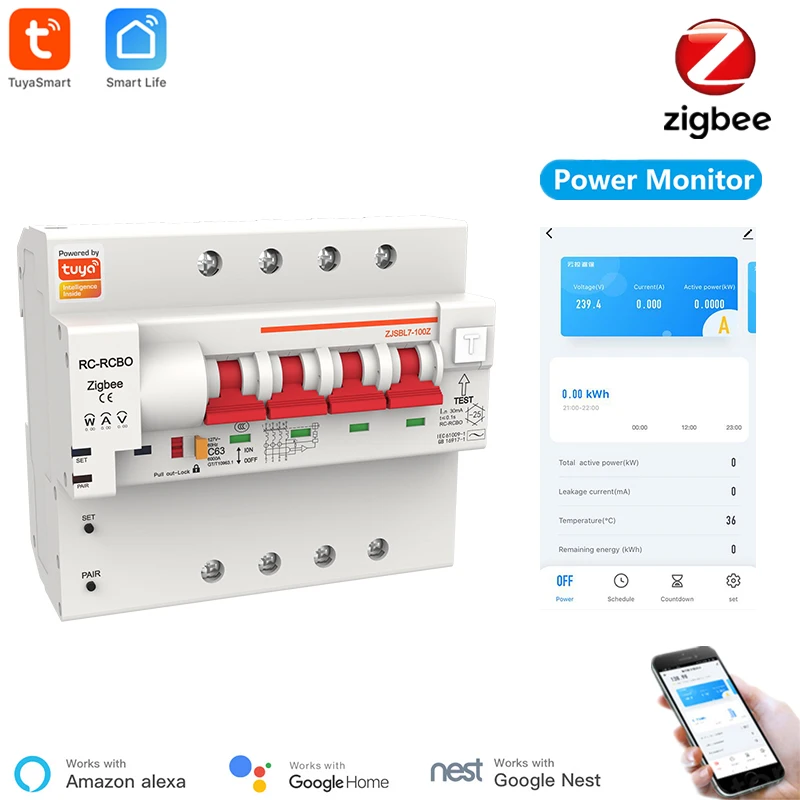 4P-RCBO-Zigbee-Smart-Circuit-Breaker-Energy-monitoring-and-meter ...