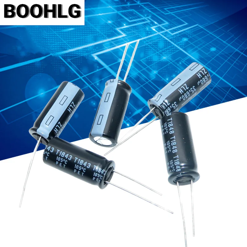 10PCS-Rubycon-imported-aluminum-electrolytic-capacitor-35V-680UF-10X23 ...