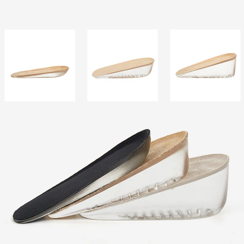 1-Pair-Invisible-Height-Increase-Insoles-Men-Women-Shoes-Flat-Feet-Arch ...