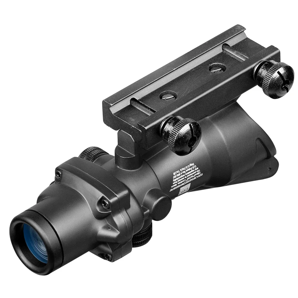 4X32 ACOG RMR Red Green Dot Sight Chevron Reticle Real Fiber ...