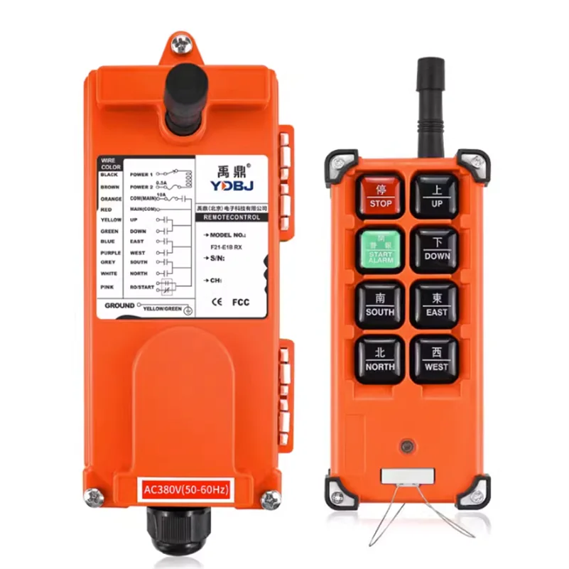 Electric-Hoist-Crane-Wireless-Remote-Control-Handle-100M-Transmitter ...