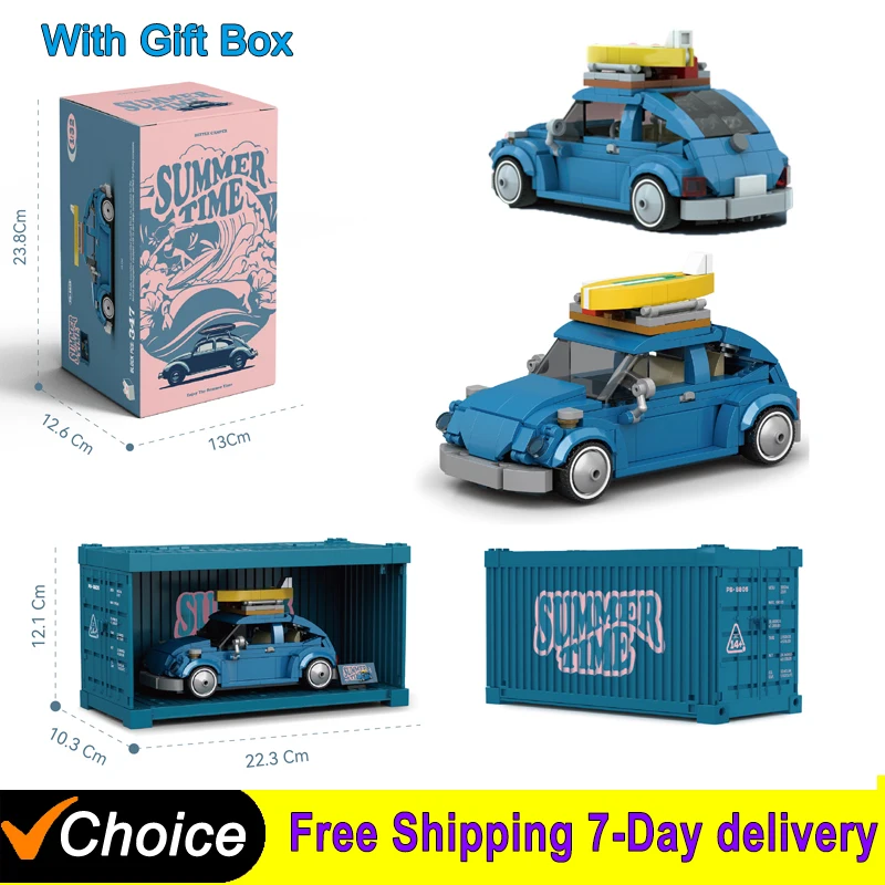 NEW-IN-Creative-Model-Classic-Beetle-Car-Decoration-Building-Blocks ...