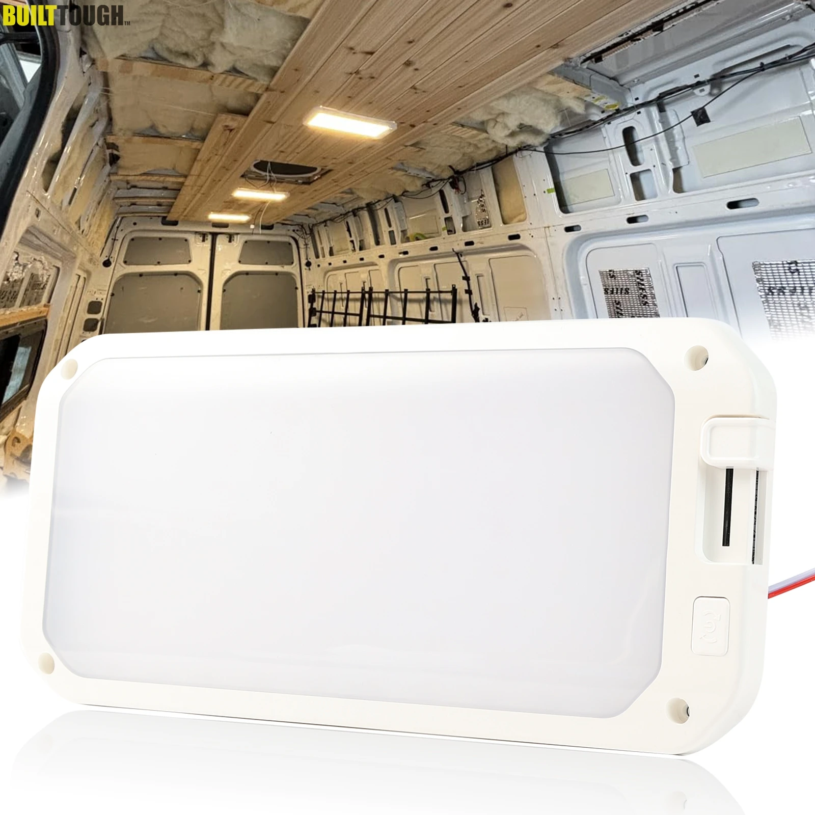 12V-24V Dimmable Roof Dome Ceiling Spot Light Memory Function Slim Thin ...