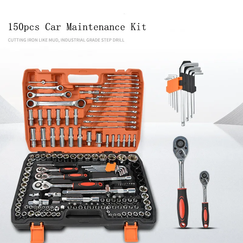 150pcs-Hand-Tool-Sets-Car-Repair-Tool-Kit-Set-Mechanical-Tools-Box-for ...