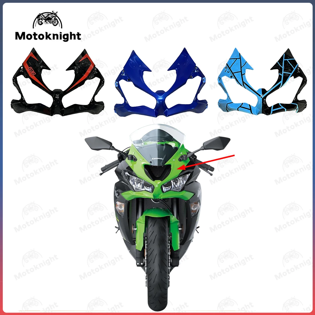 Front Headlight Cover Fairing Cowl ABS Plastic Motorcycle Replacement ...