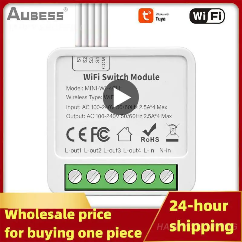 M-dulo-de-Interruptor-Inteligente-Tuya-Mini-Wi-Fi-Zigbee-2-3-4-Gang ...