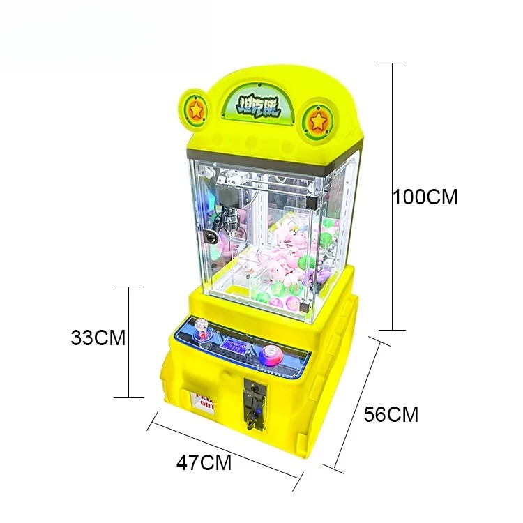 Commercial cheap Small Doll Grabbing Machine Amusement Arcade FEC Coin ...
