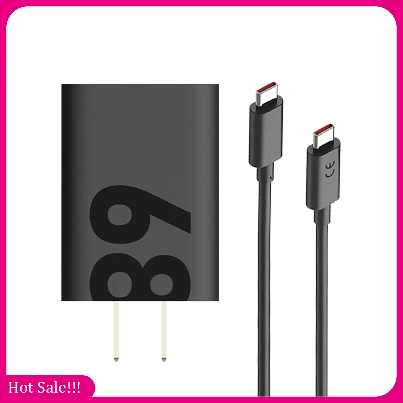 Original 11V 6.2A 68W US Plug Quick Fast Charging Charger Head & Type-C ...